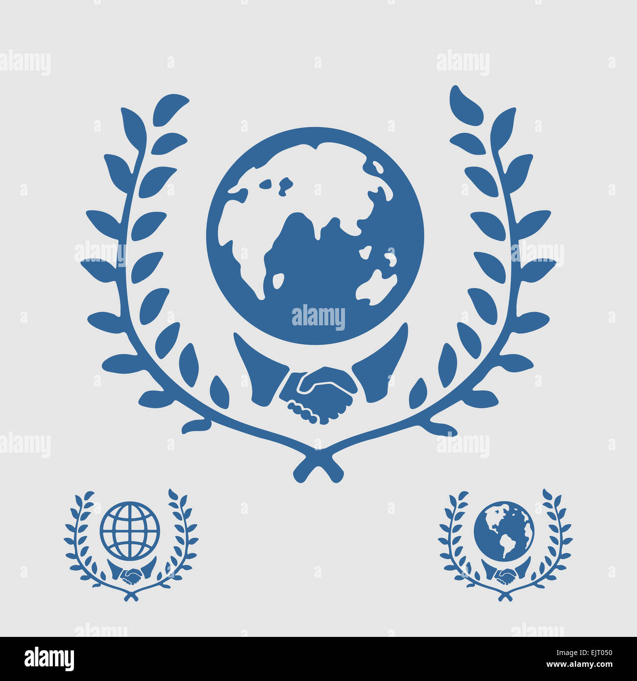 Symbole international Handshake Photo Stock - Alamy