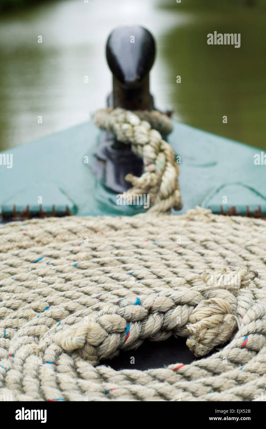Corde de bateau de canal Banque de photographies et d’images à haute ...