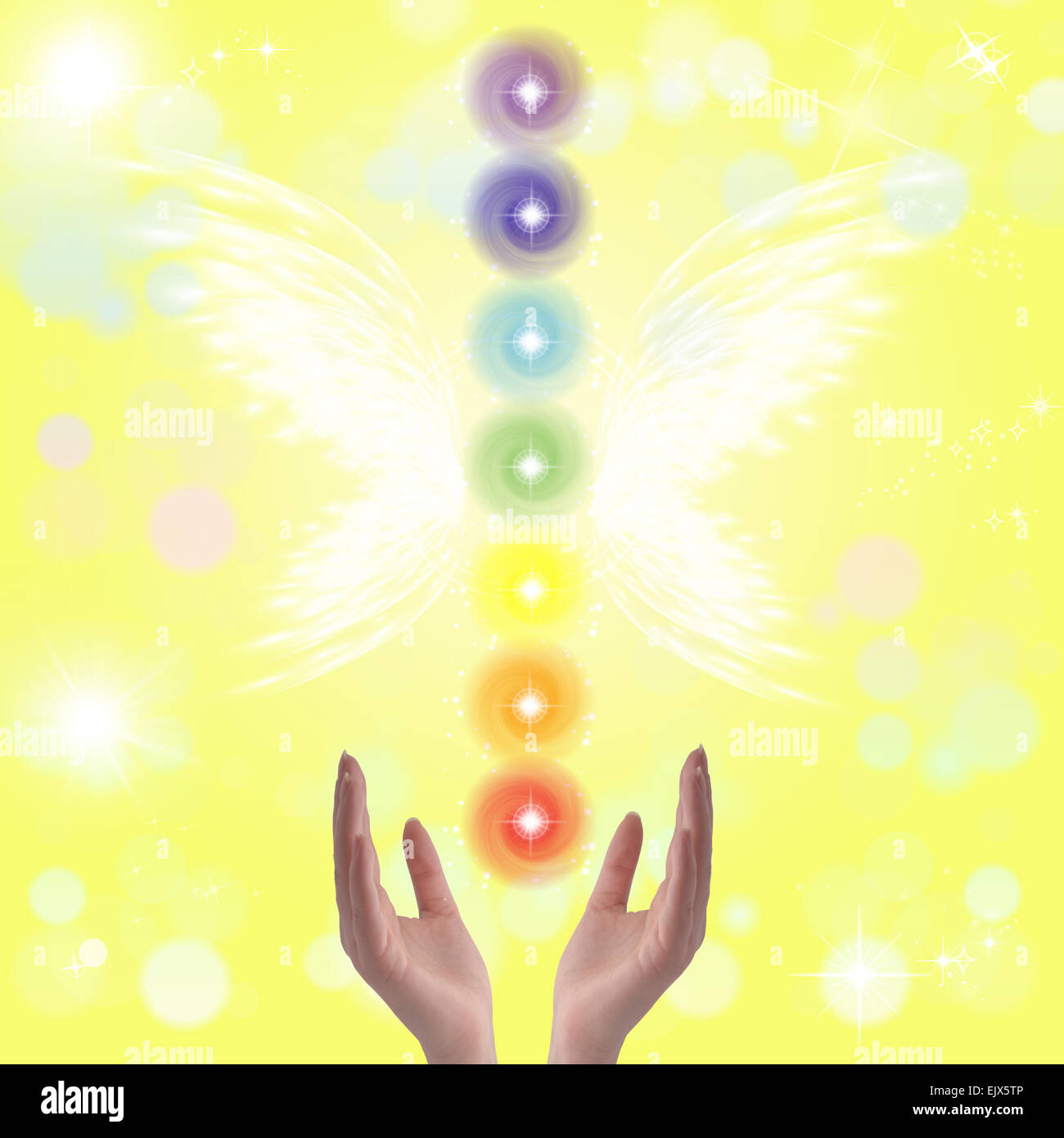 Reiki Chakras Banque d'image et photos - Alamy