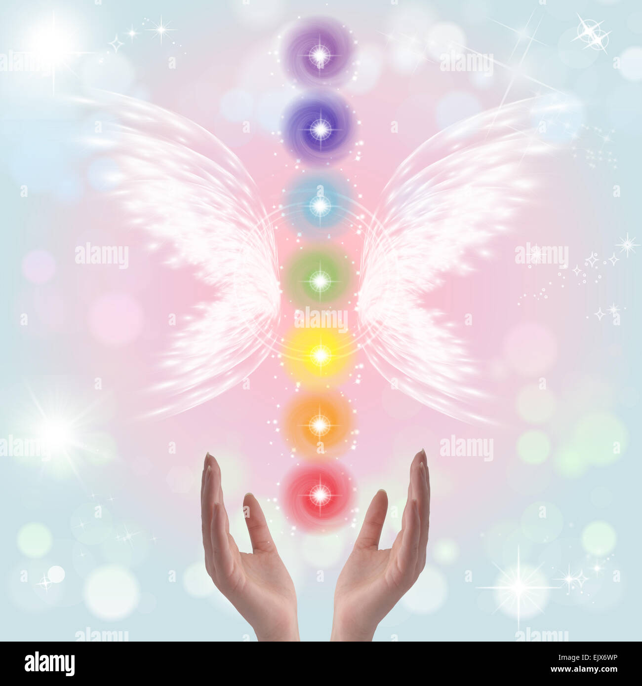 Reiki Chakras Banque d'image et photos - Alamy