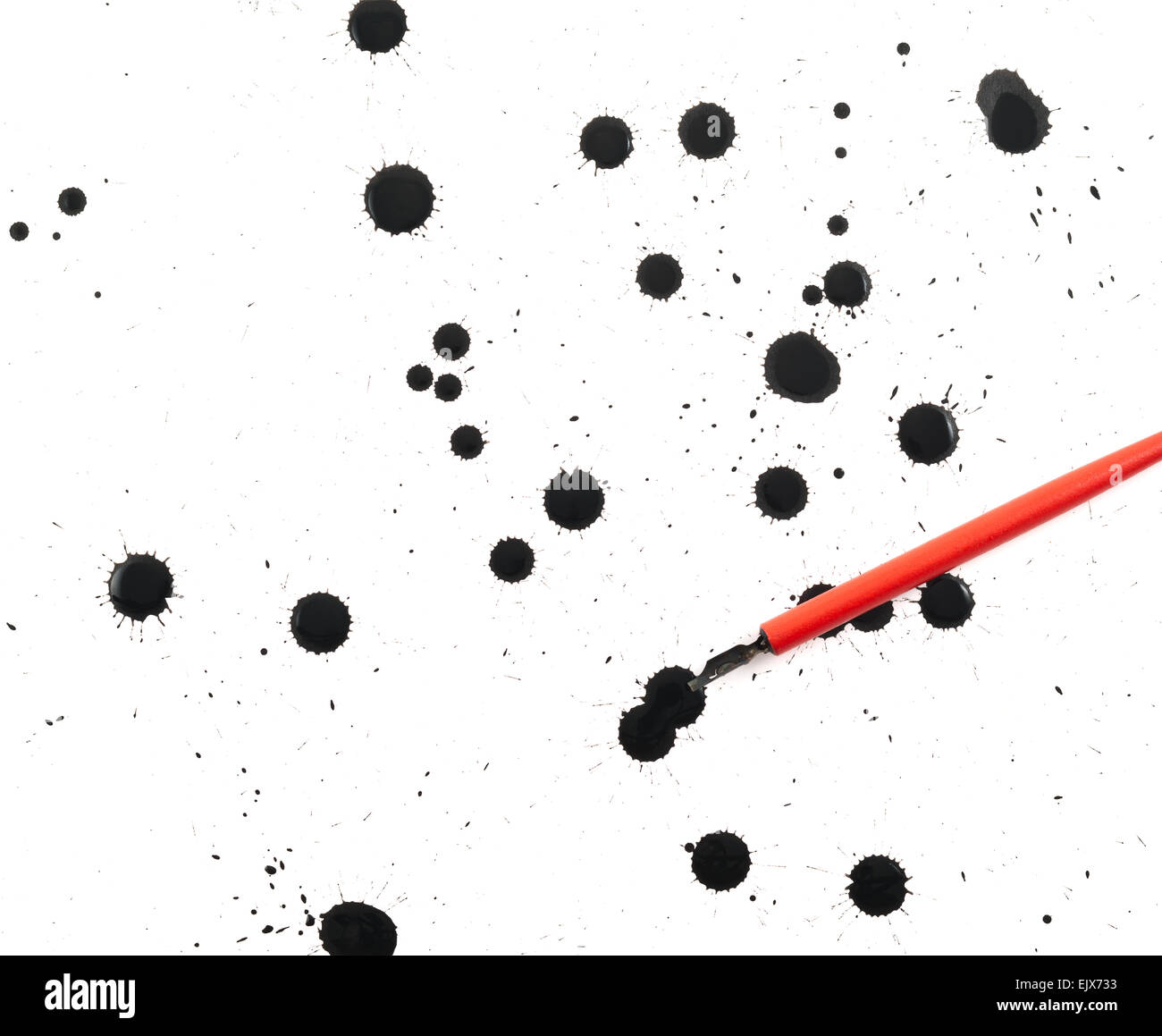 Tache D'encre Stylo Banque d'image et photos - Alamy