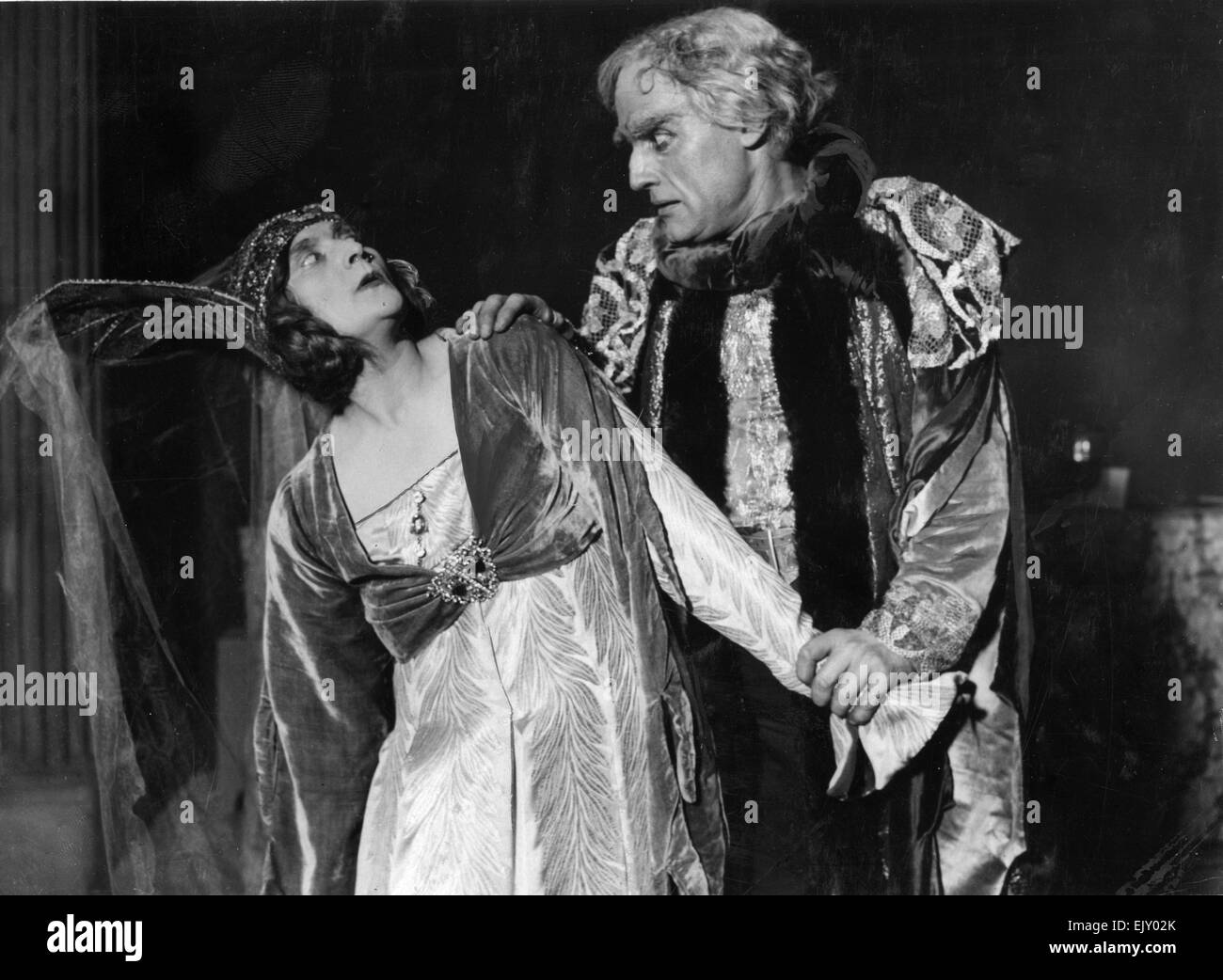 Scène de la pièce Le Cenci. 26 novembre 1922 Photo Stock - Alamy