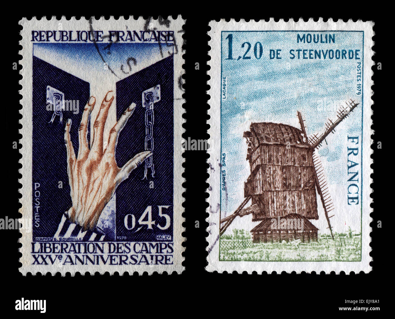 French postage stamp Banque de photographies et d’images à haute ...