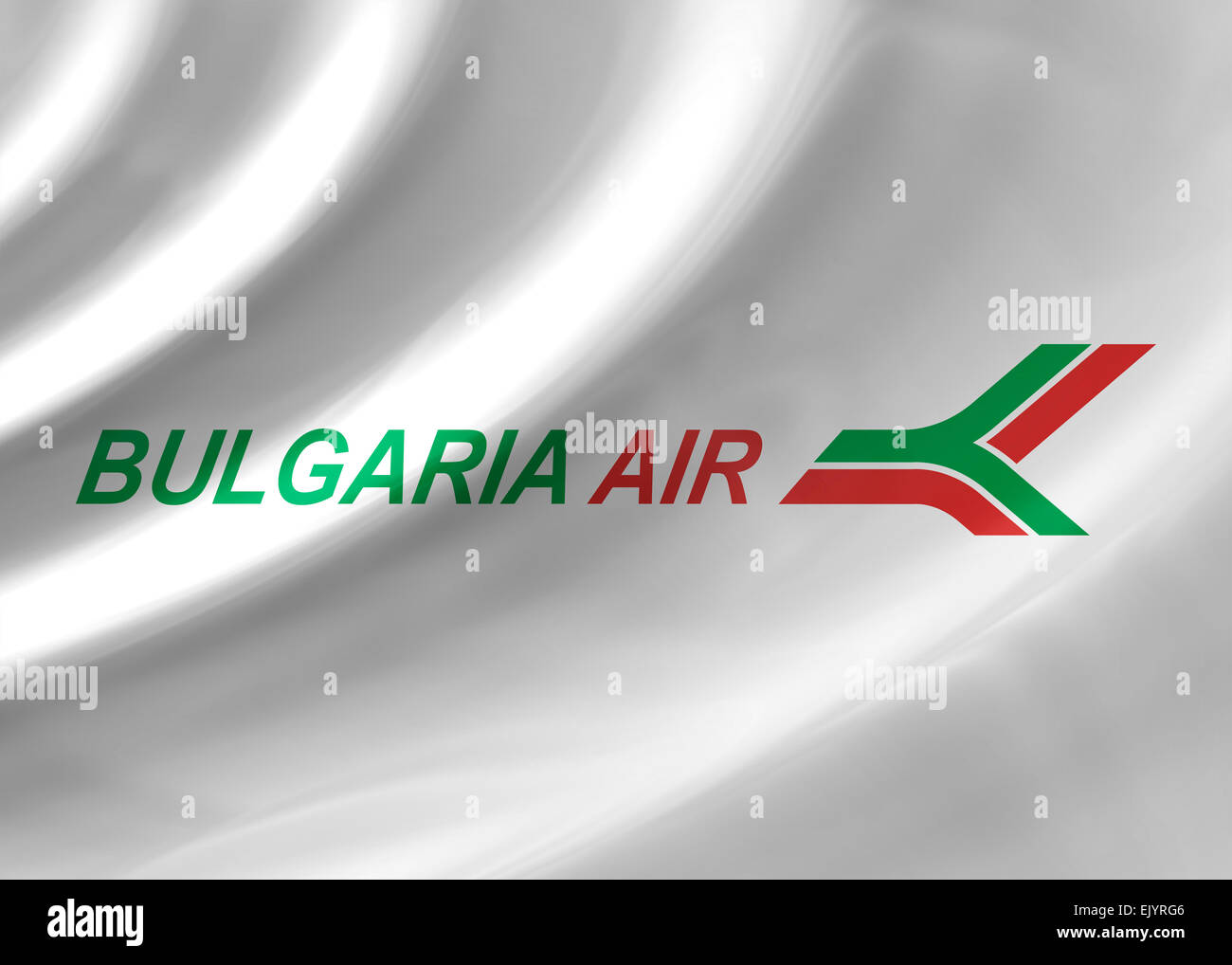 Les compagnies aériennes air Bulgarie icône symbole du drapeau emblème ...