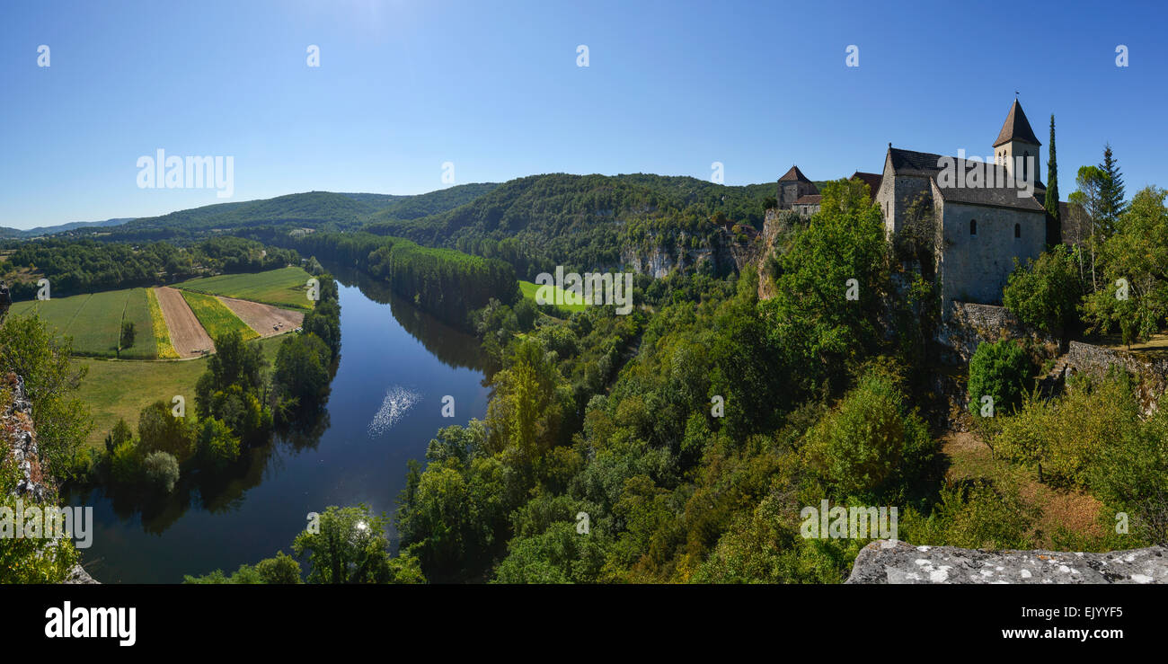 Cajarc Village Banque d'image et photos - Alamy