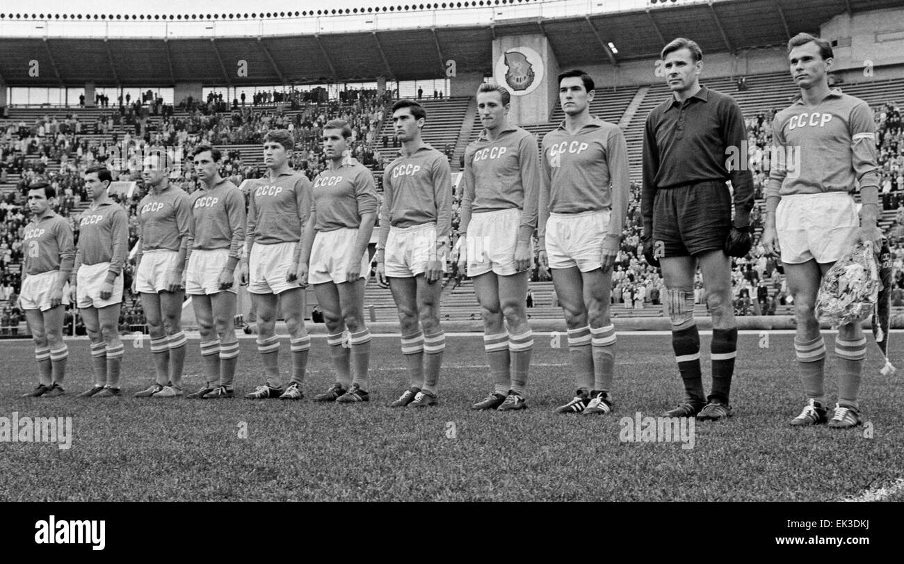 Moscow Ussr Ussr Football Team Banque d'image et photos - Alamy