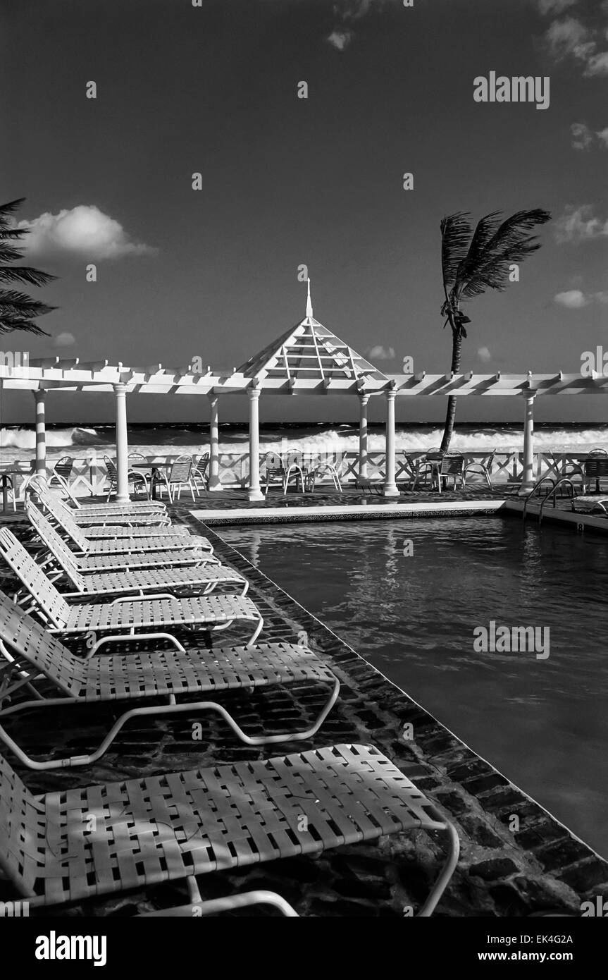 Les îles Caïmans, Grand Cayman, station touristique au bord de l'eau ...
