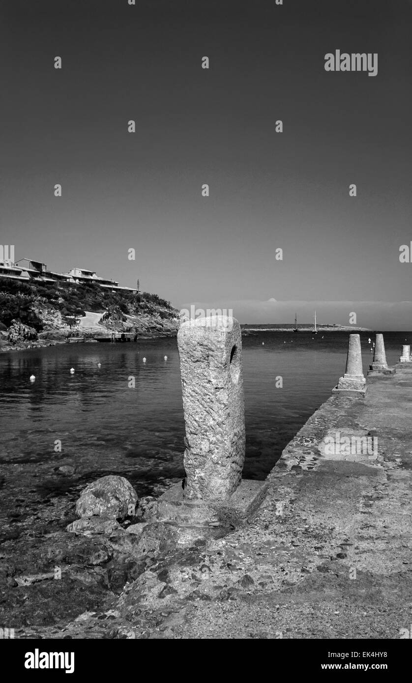 Italie, Toscane, Giannutri Island, port romain ruines - Numérisation de ...