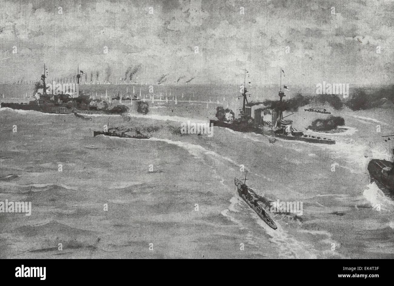 Pendant la bataille du jutland Banque de photographies et d’images à ...