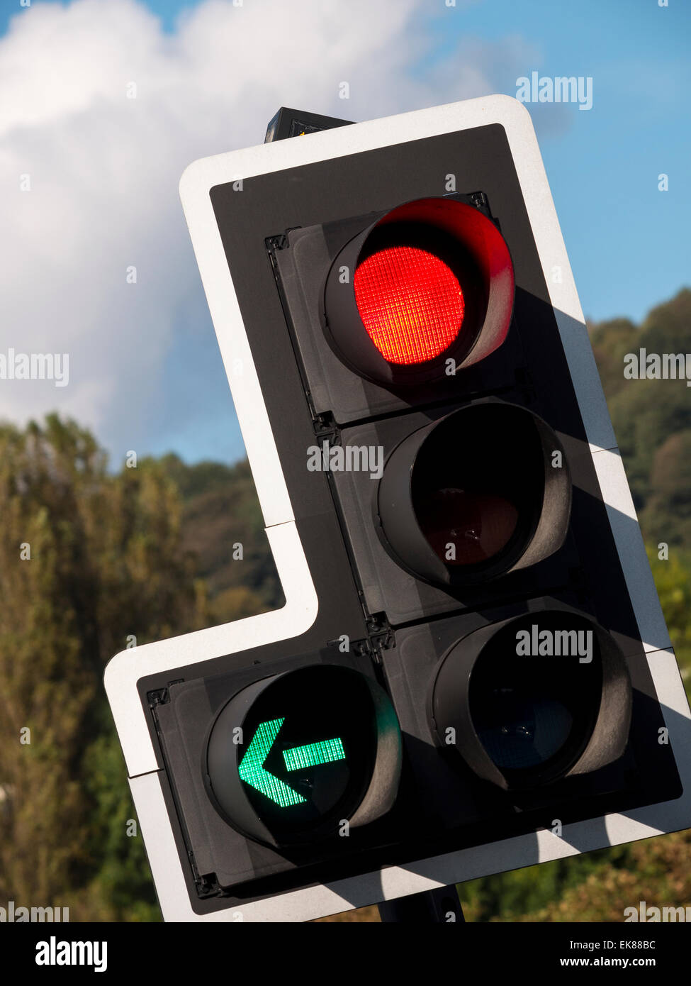 Panneau de signalisation de feux de circulation Banque de photographies ...