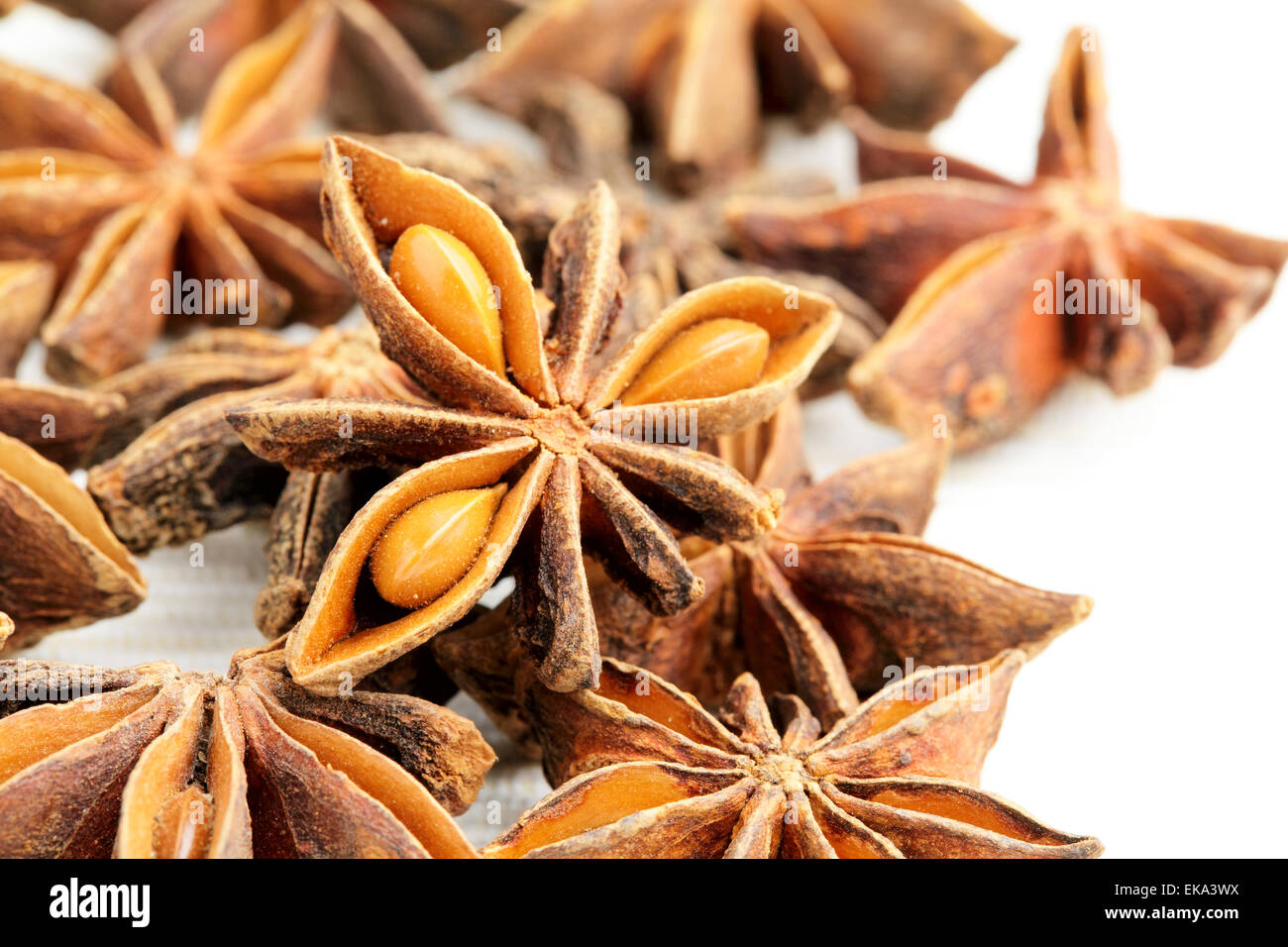 Star anise fruit seeds Banque de photographies et d’images à haute ...