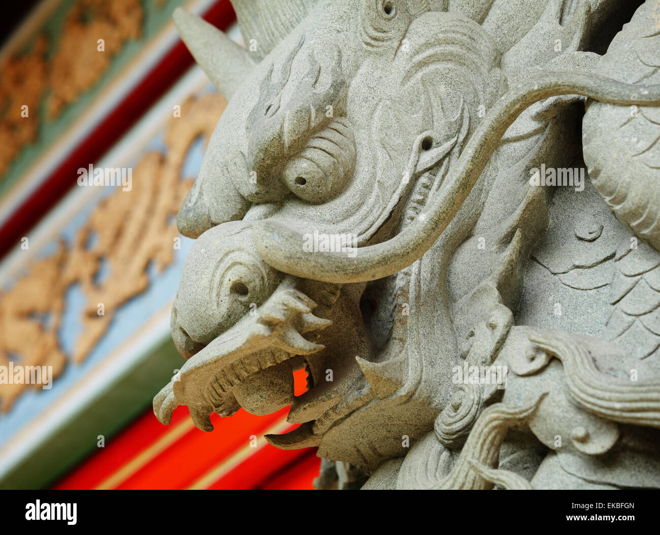 Chinese Dragon statue Photo Stock - Alamy