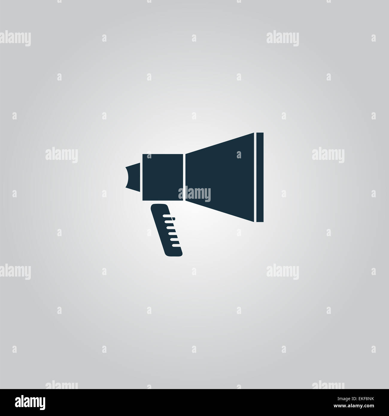 Flat social media icons speaker Banque de photographies et d’images à ...