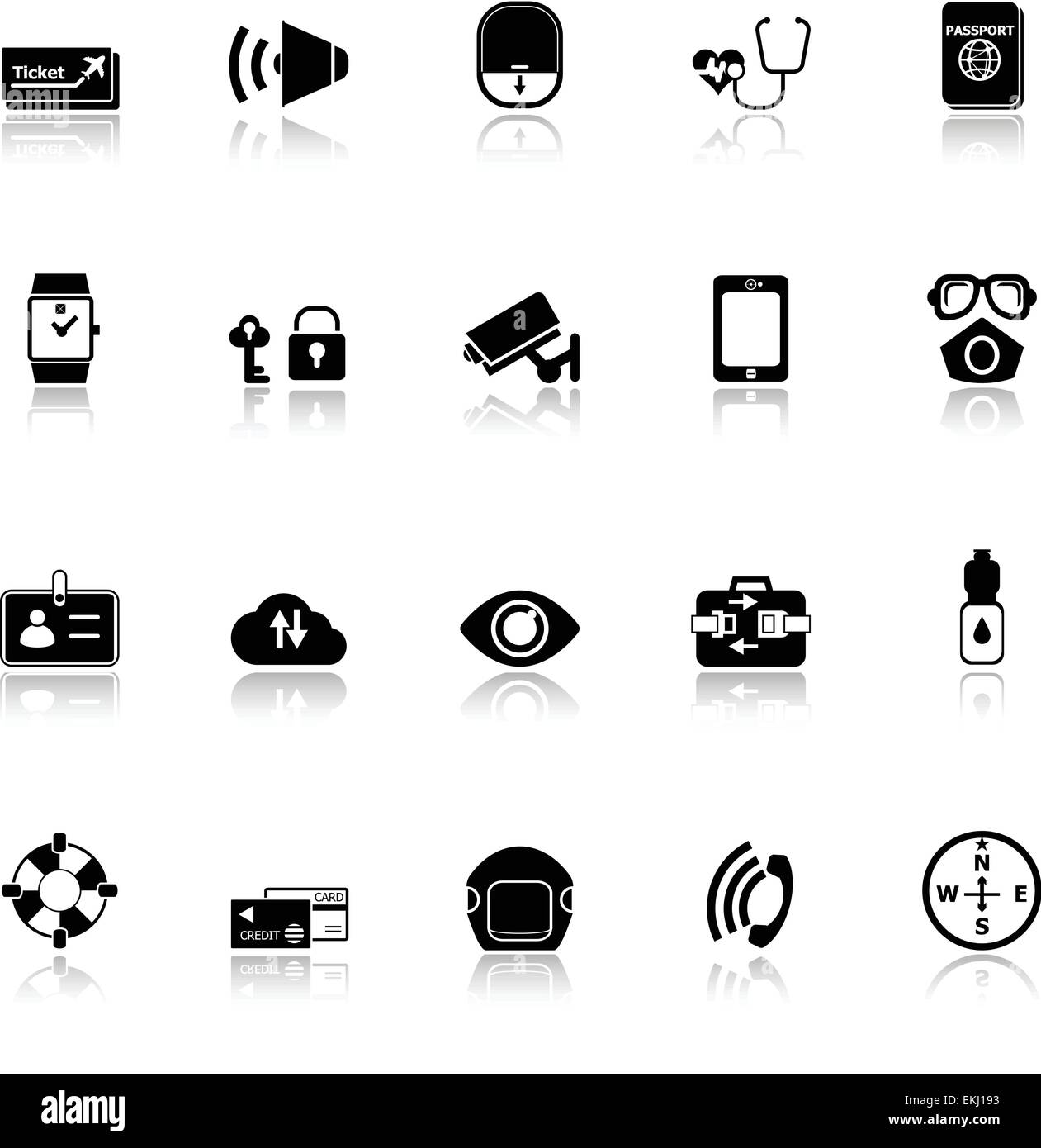 Security stick figure pictogram icon Banque de photographies et d ...