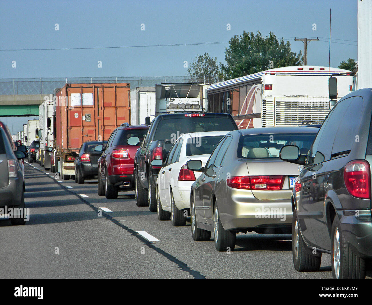 Embouteillage sur autoroute Banque de photographies et d’images à haute ...