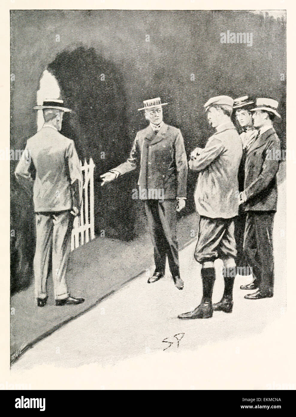 "L'If Alley.' - 'The Hound of the Baskervilles' par Arthur Conan Doyle ...