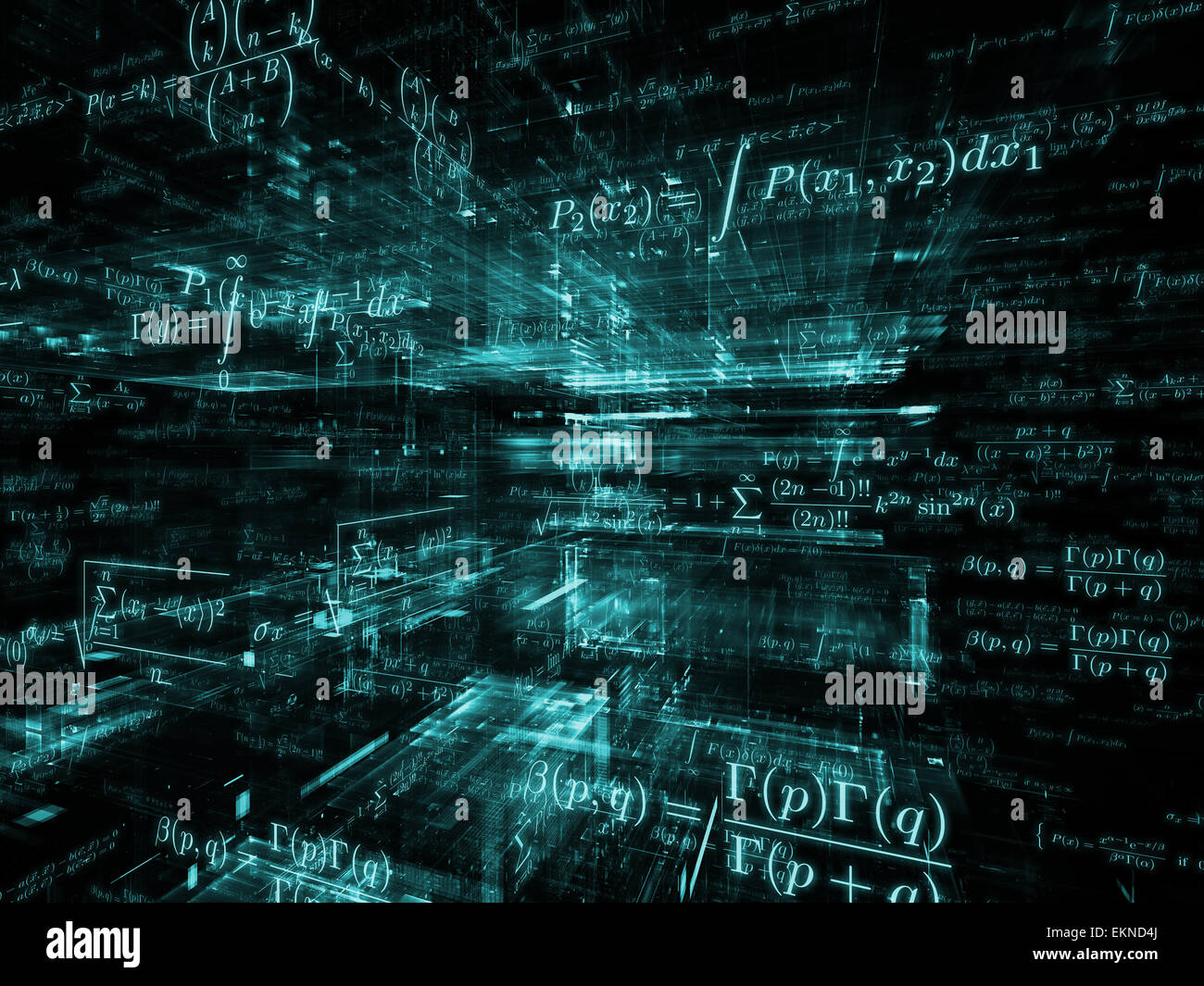 Mathematical formula series background Banque de photographies et d ...