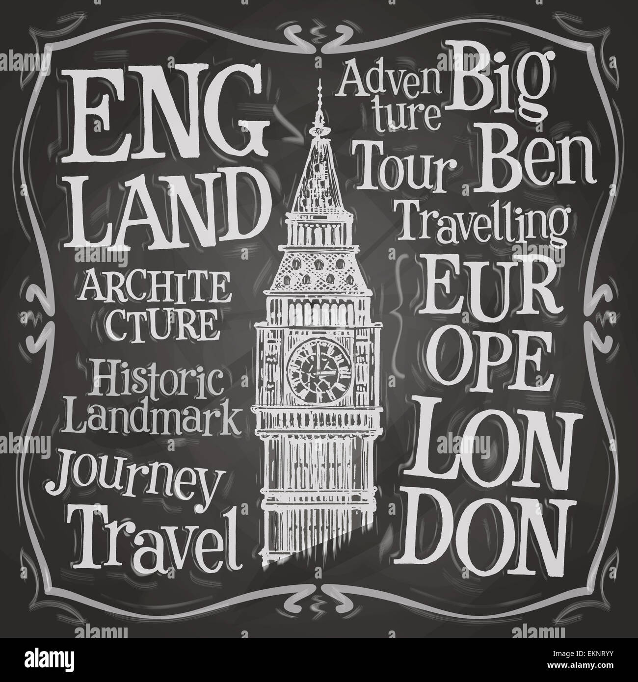 Big Ben logo vector modèle. London, UK ou l'icône de l'Angleterre Photo ...
