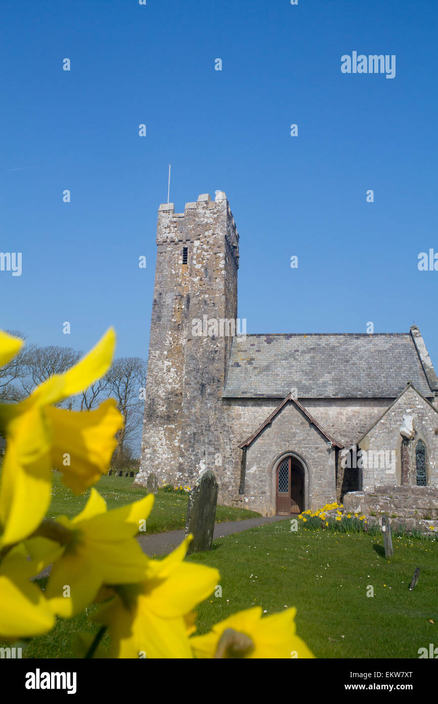 Bosherston church wales Banque de photographies et d’images à haute ...