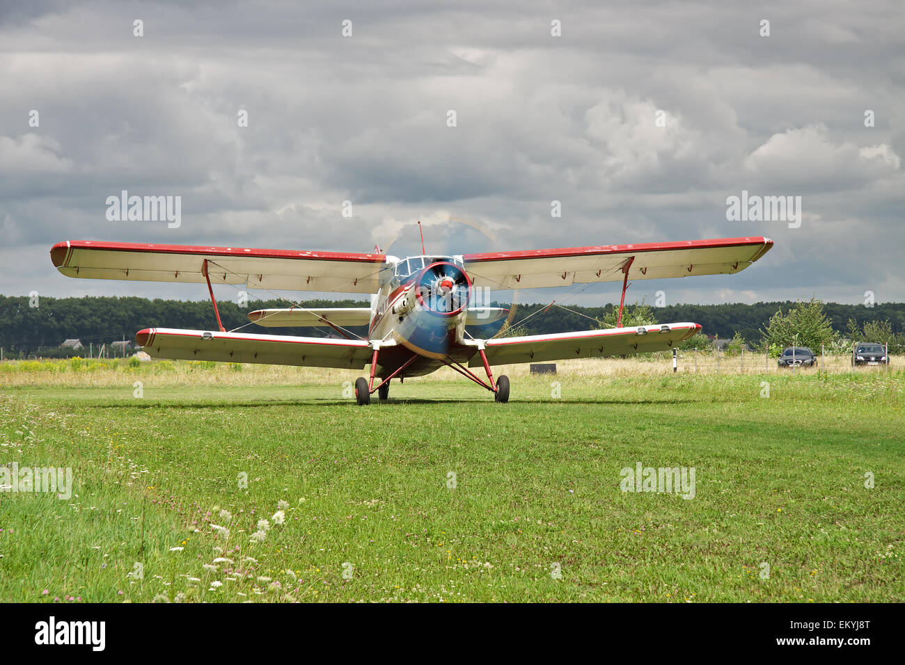 Aeroplane biplane aircraft aviation Banque de photographies et d’images ...