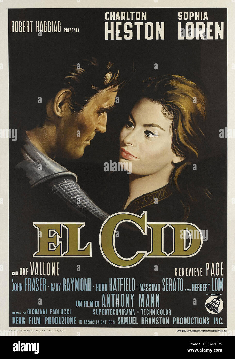 El cid movie poster Banque de photographies et d’images à haute résolution - Alamy