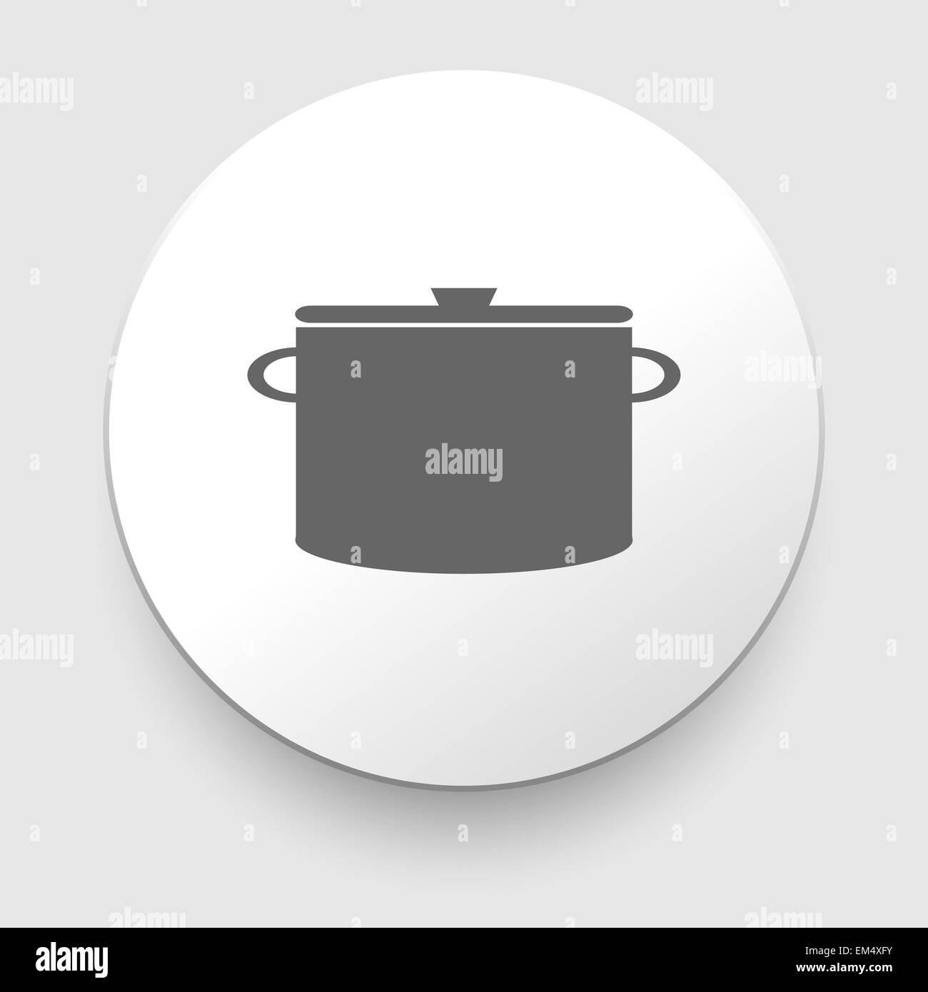 Plat de cuisson symbole. Signer ou de l'icône. Vector Photo Stock - Alamy