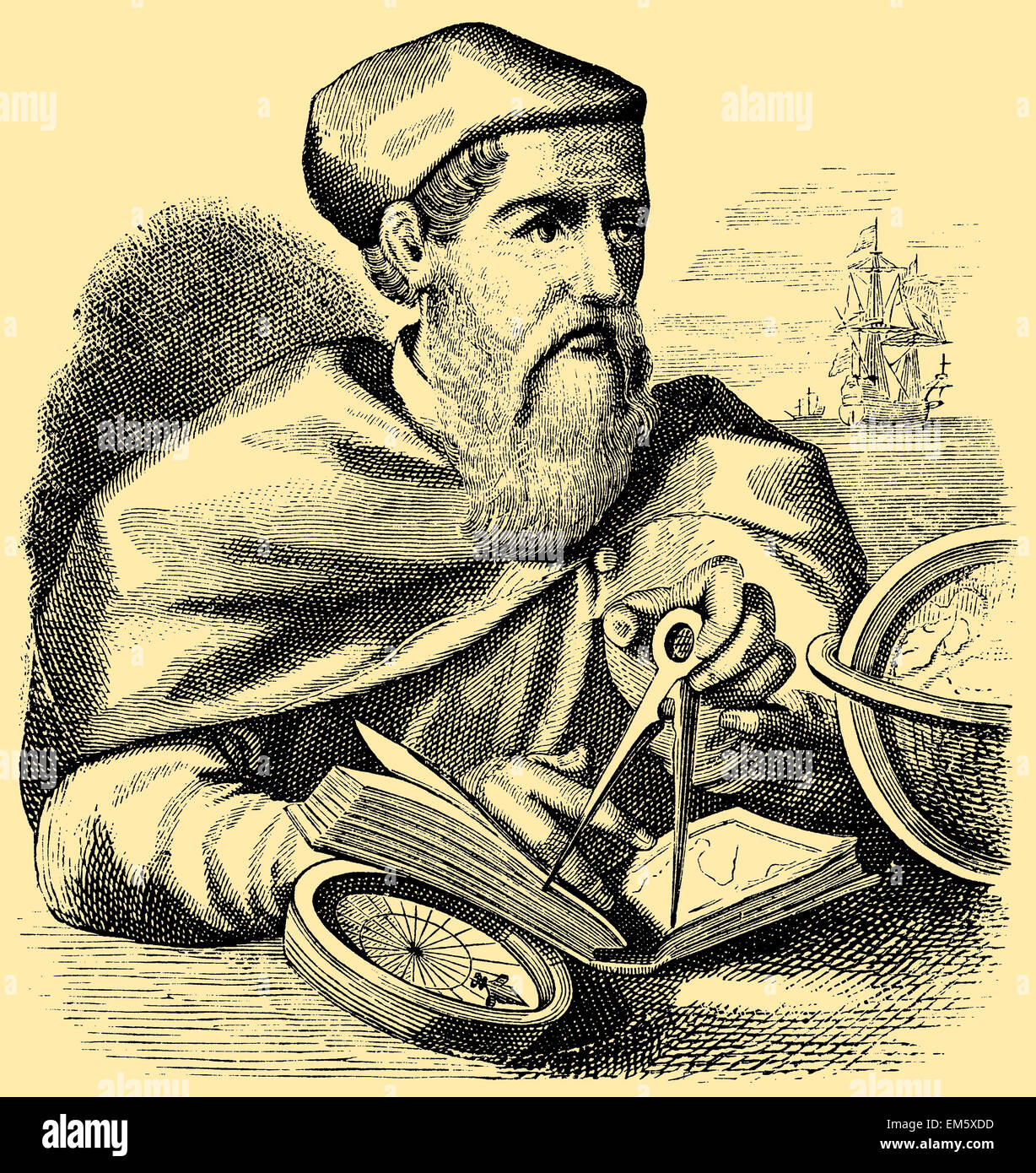 Amerigo vespucci navigateur italien Banque de photographies et d’images ...