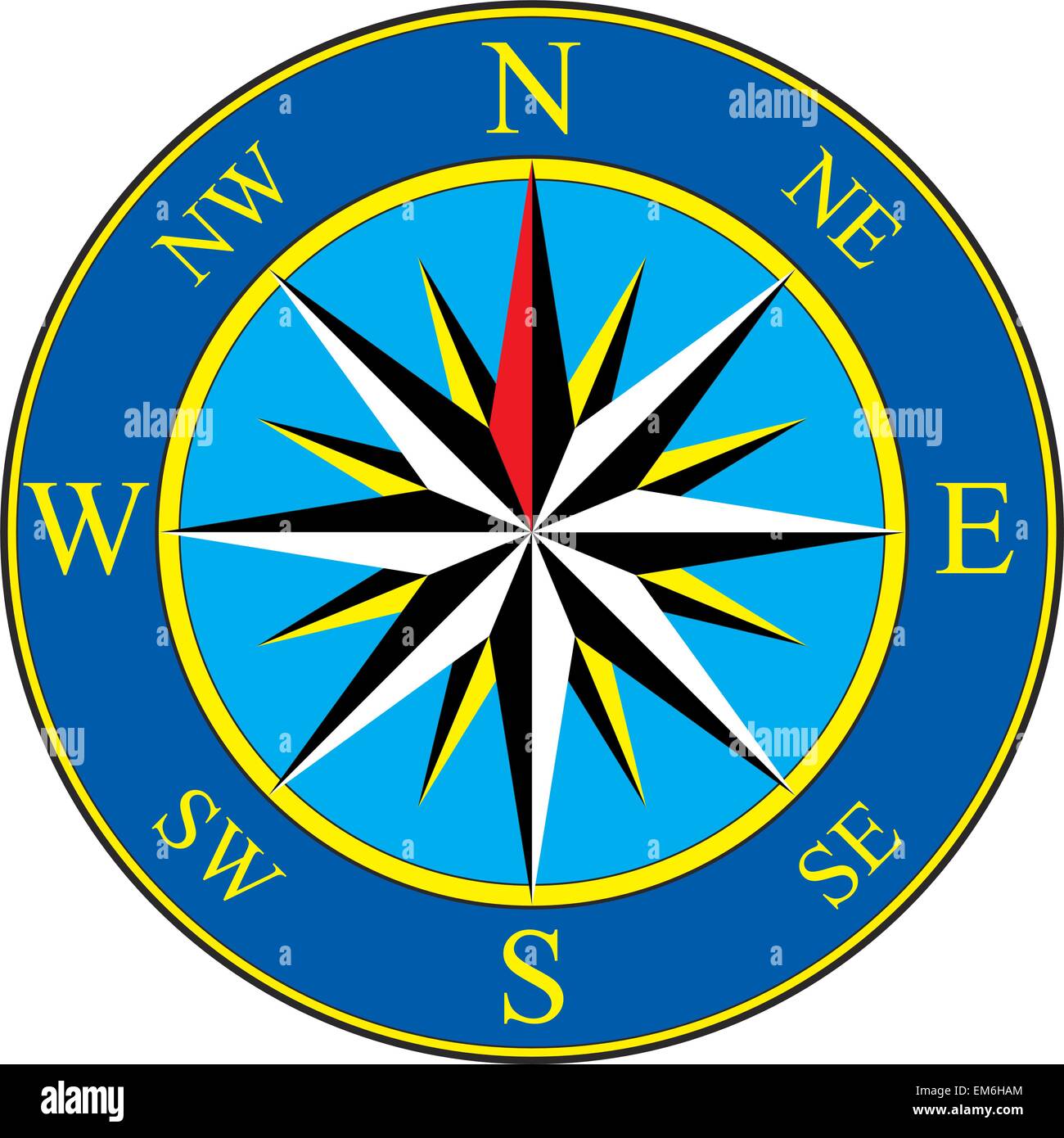 Carte nw Banque d'images vectorielles - Alamy