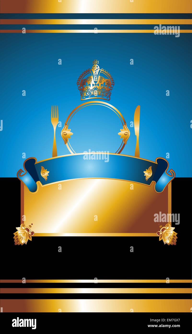 Victorian menu cover design Banque de photographies et d’images à haute ...