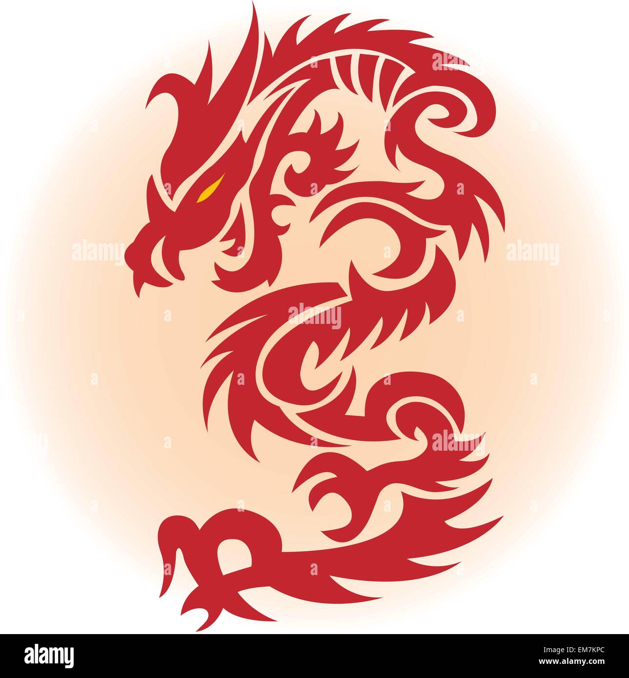 Corps de dragon Banque d'images vectorielles - Alamy
