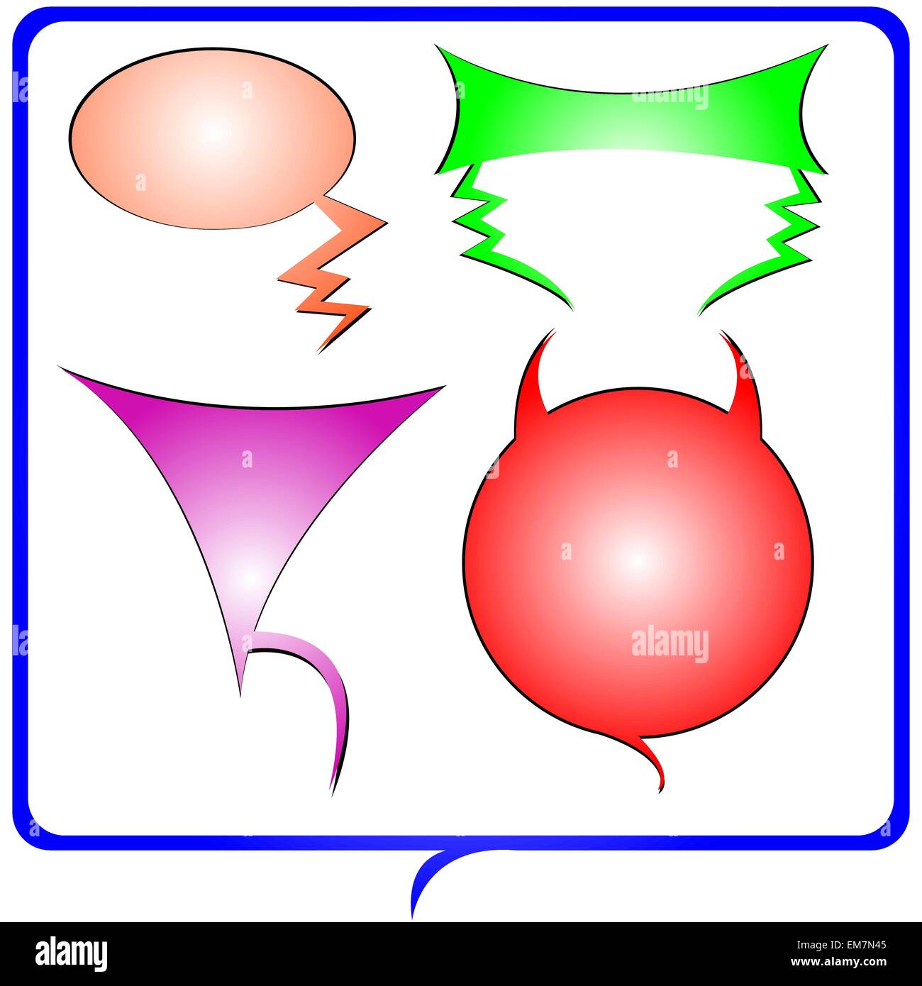 Dessin de texte Banque d'images vectorielles - Alamy
