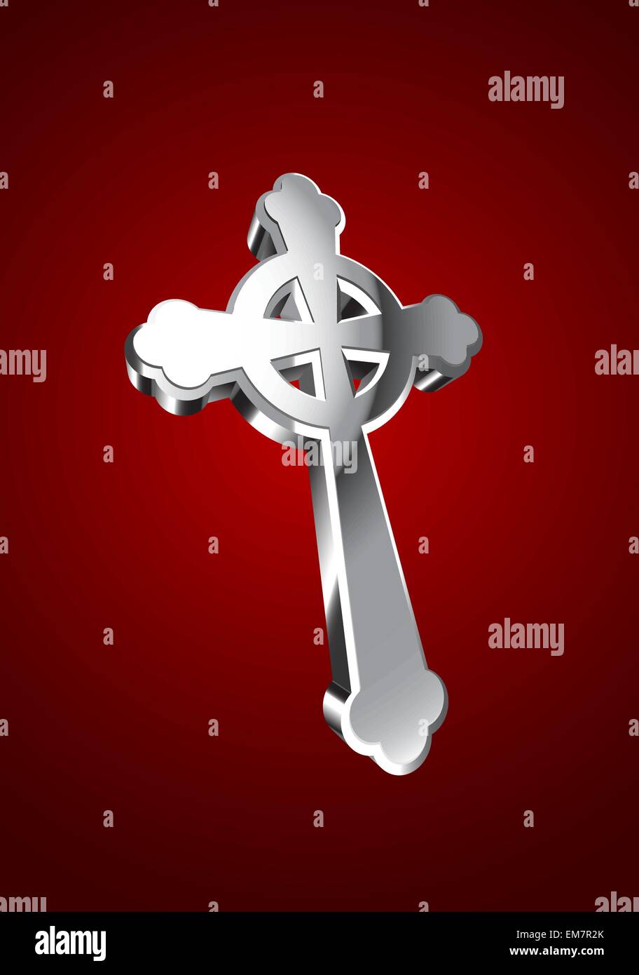 Symbole croix rouge cercle Banque d'images vectorielles - Alamy