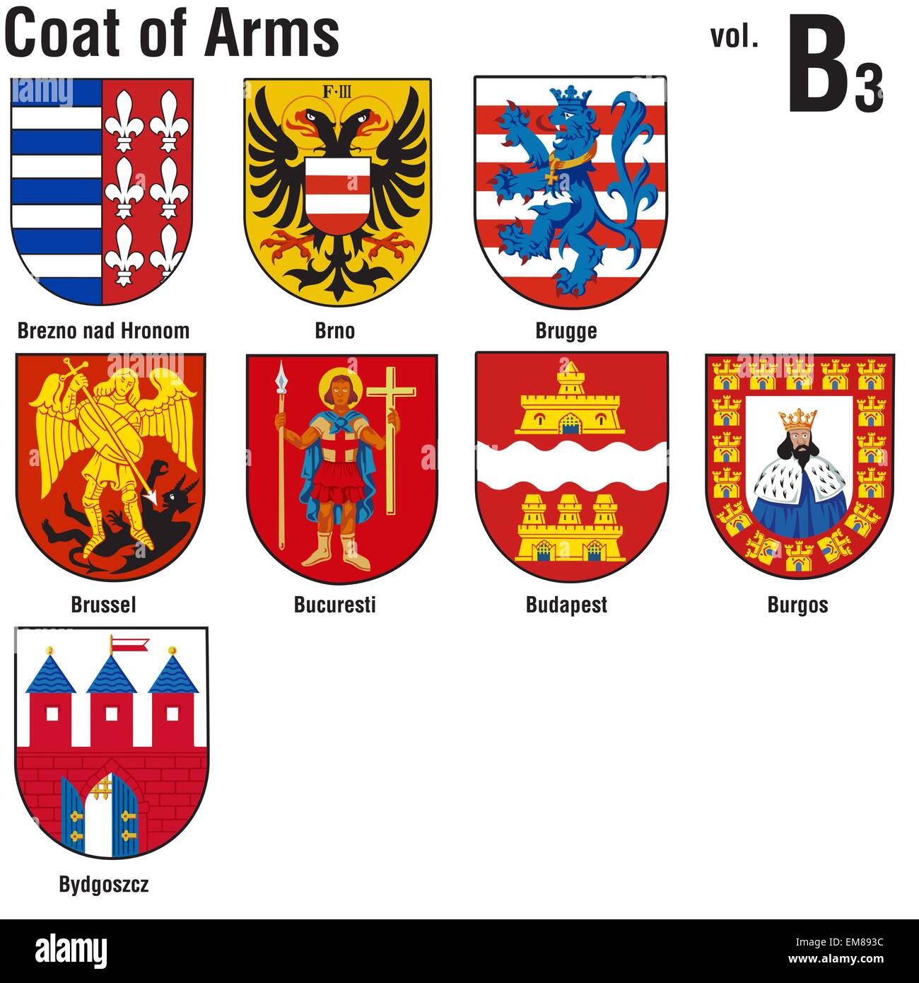 Symbole de burgos Banque d'images vectorielles - Alamy