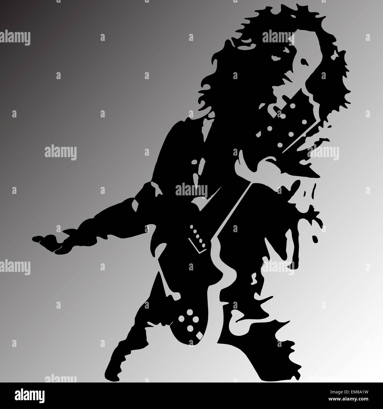 Chanteur rock dessin Banque de photographies et d’images à haute ...