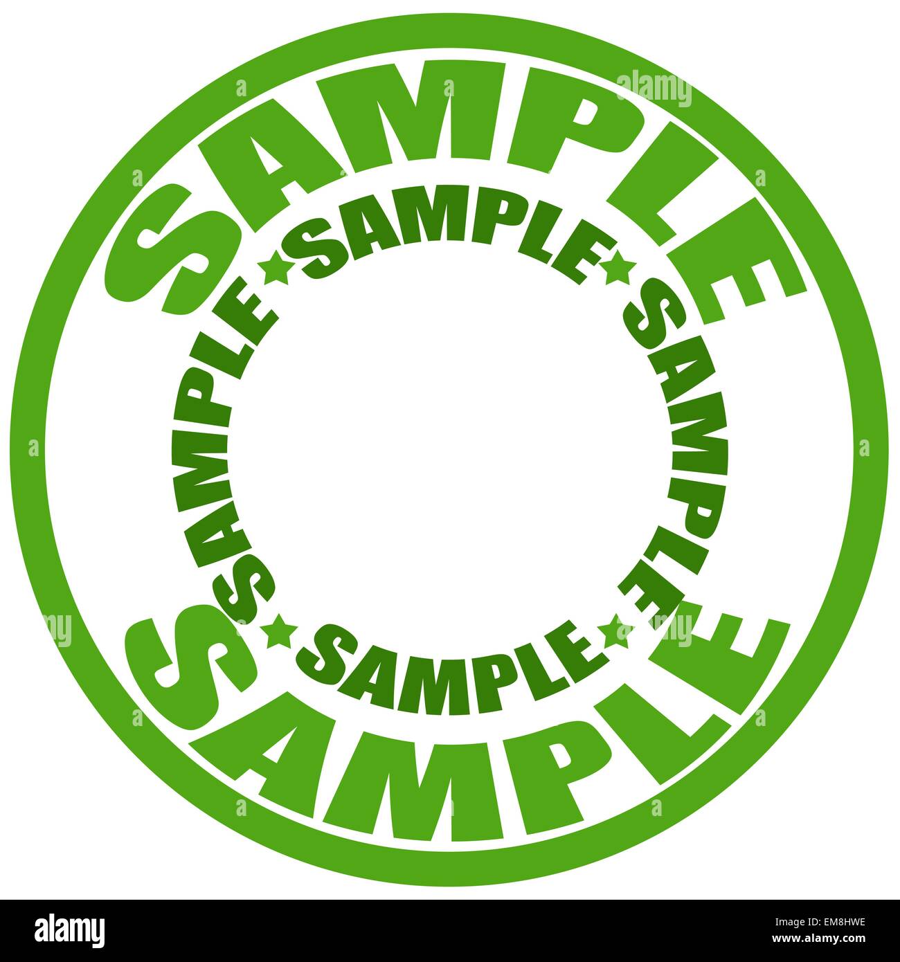 Sample stamp Banque d'images vectorielles - Alamy