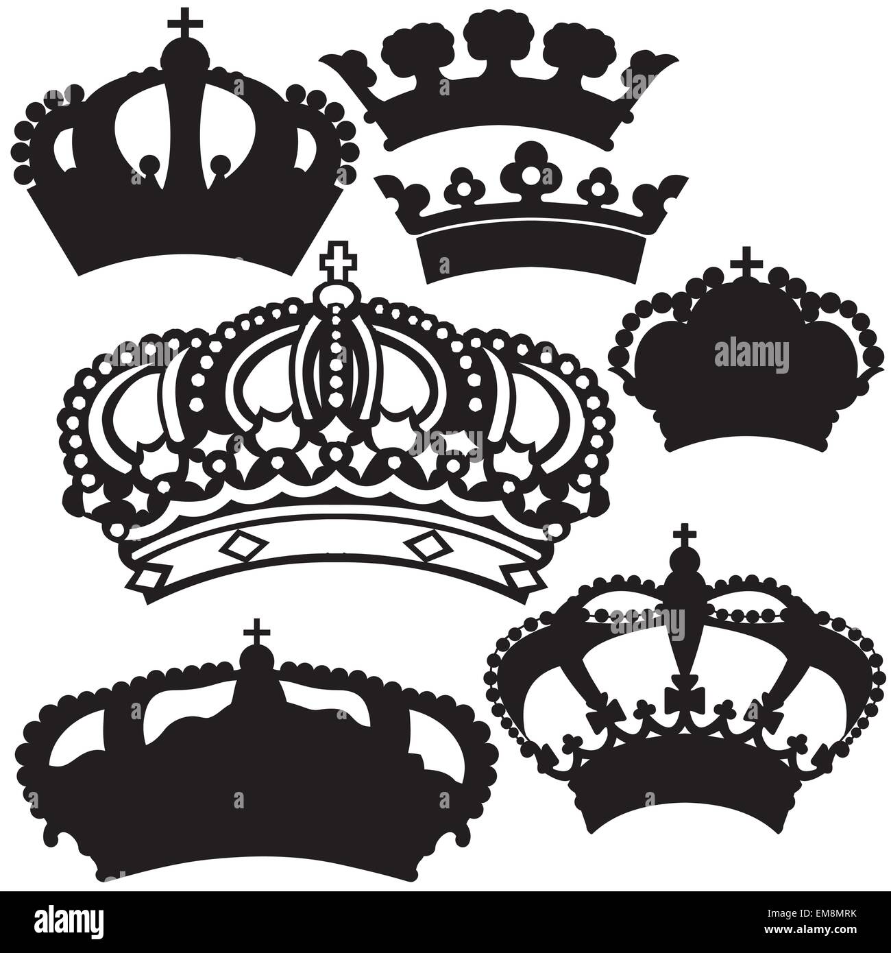Couronnes royales ou de miss Banque de photographies et d’images à ...
