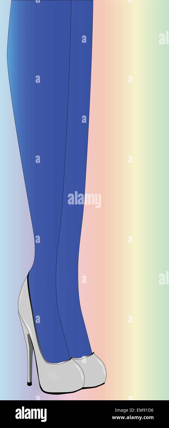 Bas en cuir Banque d'images vectorielles - Alamy