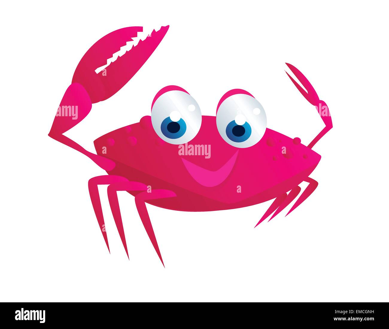 Cute crab cartoon Banque de photographies et d’images à haute ...