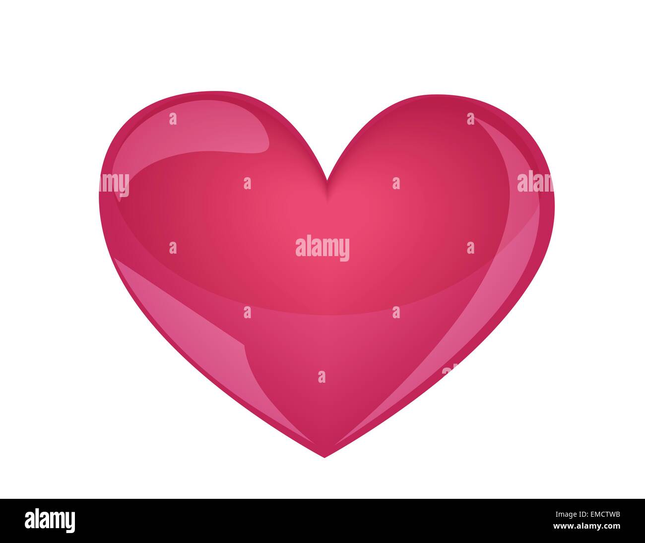 Grand coeur d'amour Banque d'images détourées - Alamy