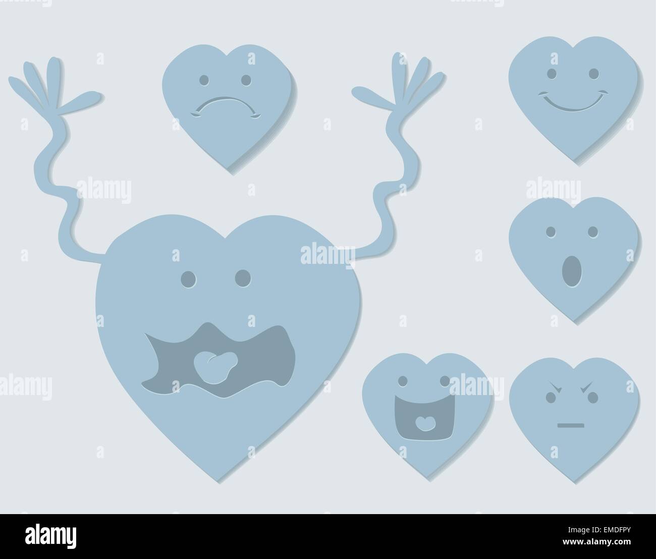 Coeur cartoon Banque de photographies et d’images à haute résolution ...