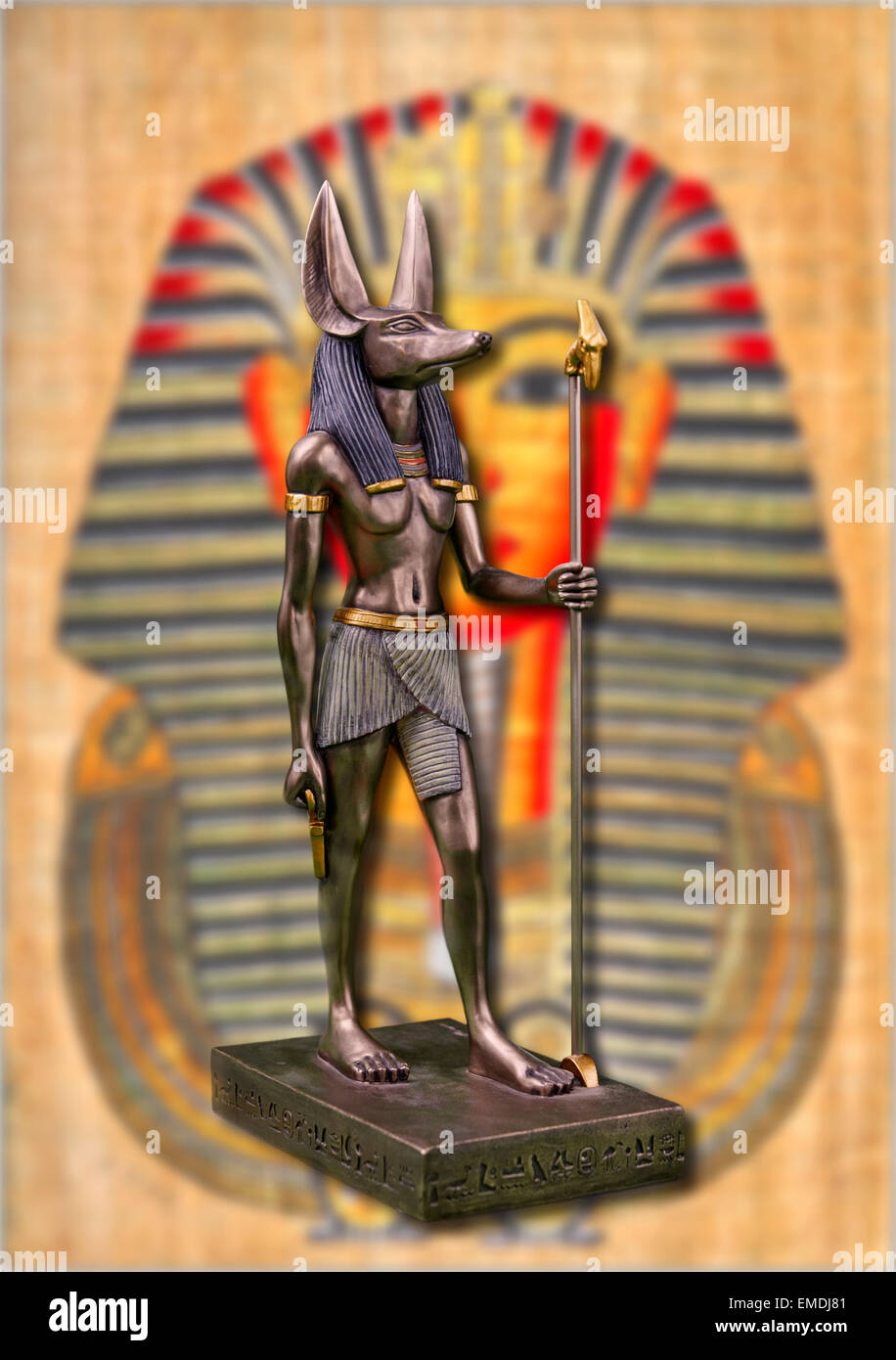 Dieu égyptien Anubis Photo Stock - Alamy
