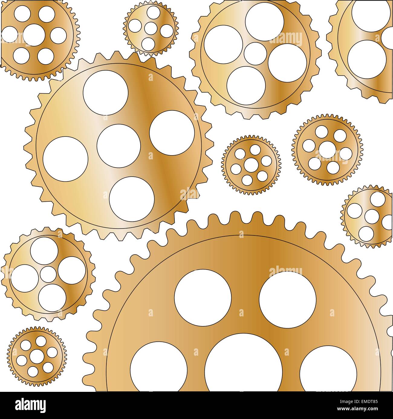 Conduire des engrenages Banque d'images vectorielles - Alamy
