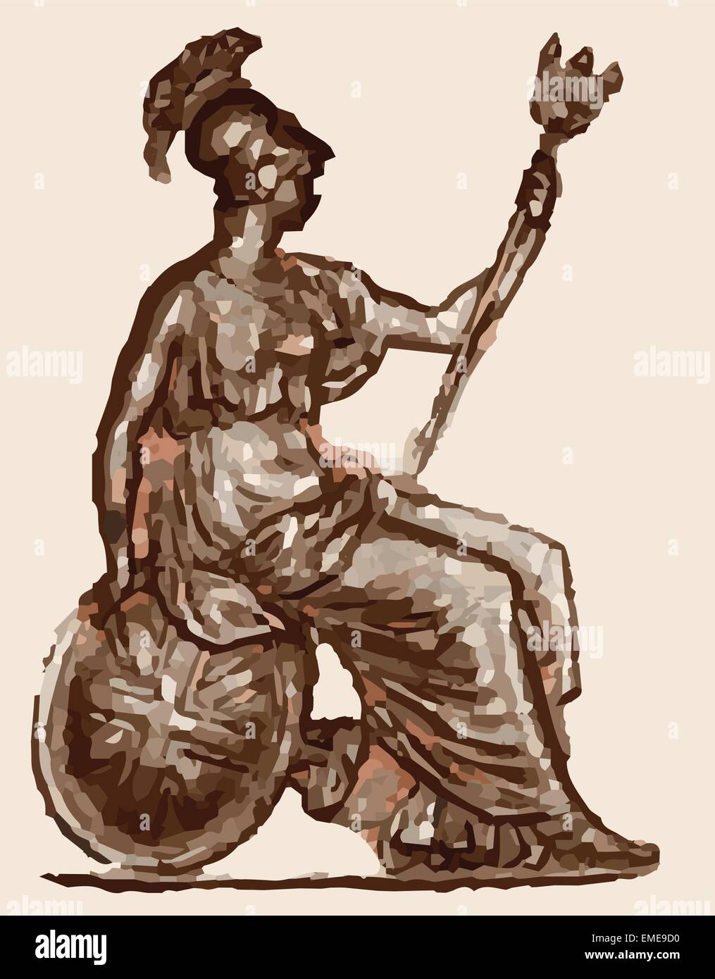 Britannia illustration Banque d'images vectorielles - Alamy