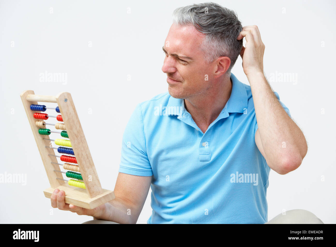 Bonhomme Blanc Perplexe Banque d'image et photos - Alamy