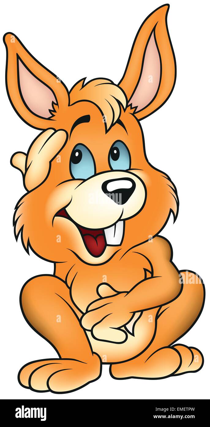 Petit lapin Banque d'images vectorielles - Alamy