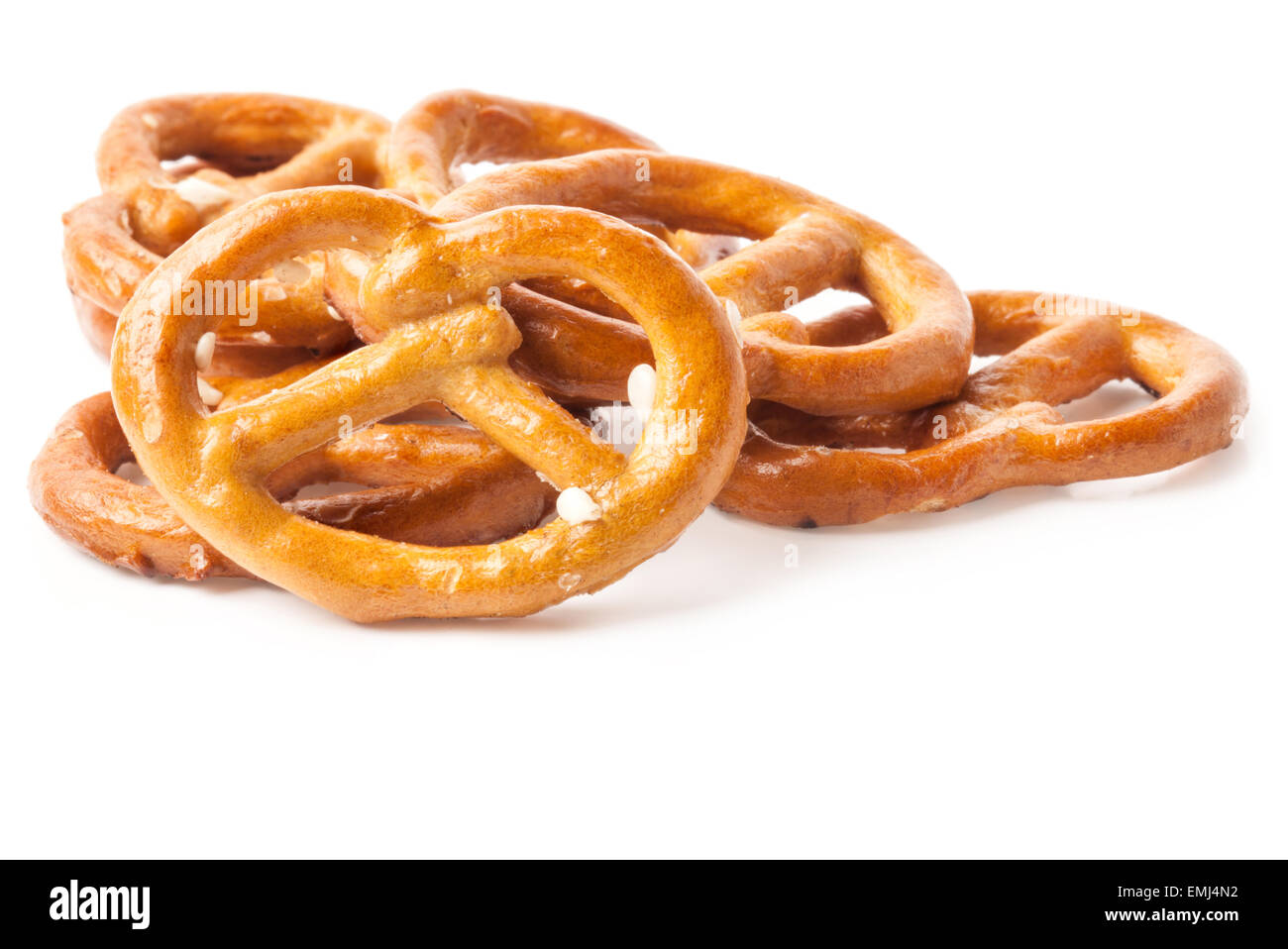 Bretzels cuits au four Banque d'images détourées - Alamy