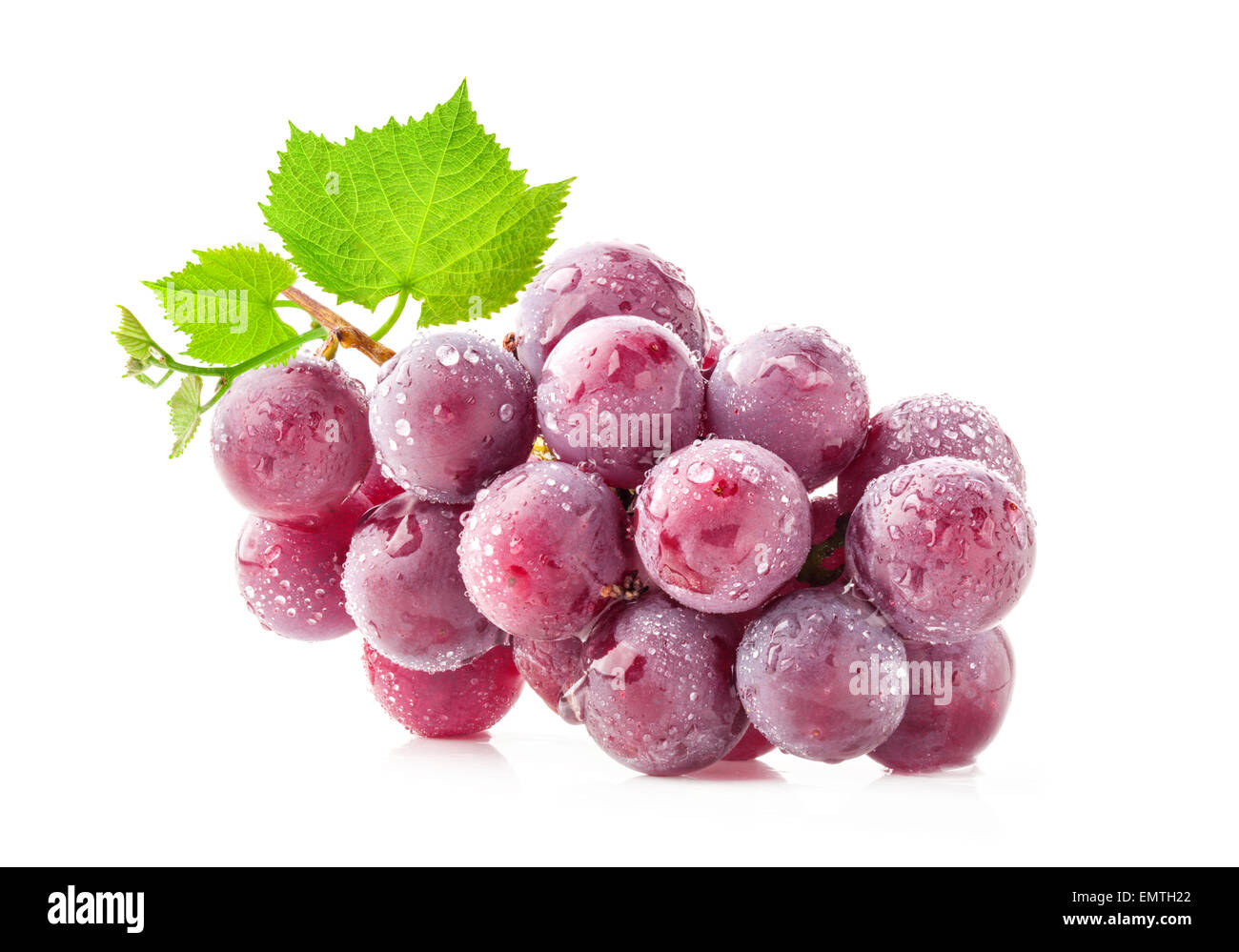 Grappe de raisin rouge raisin rouge Banque de photographies et d’images ...