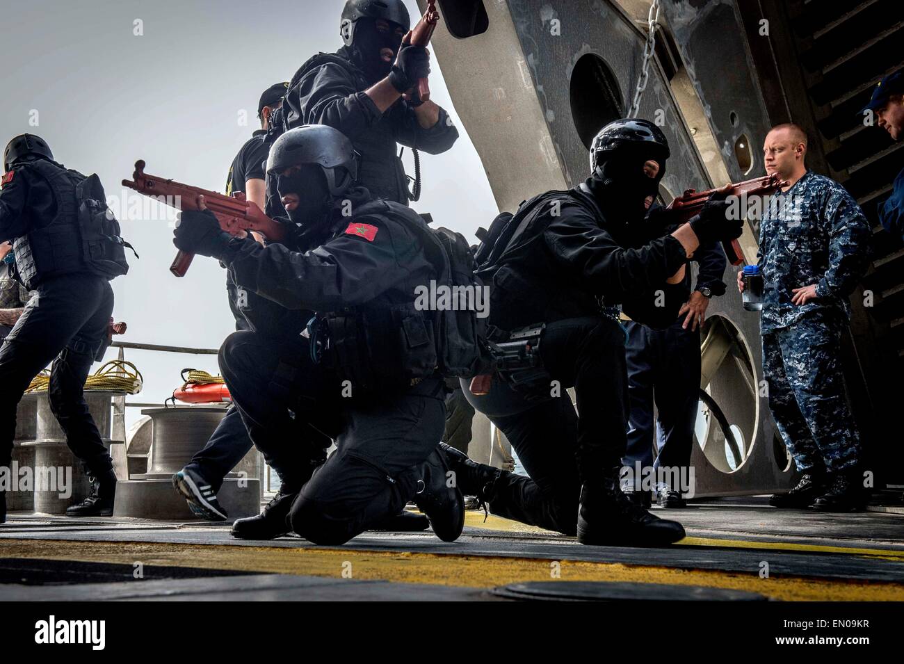 Moroccan navy special operations commandos Banque de photographies et d ...