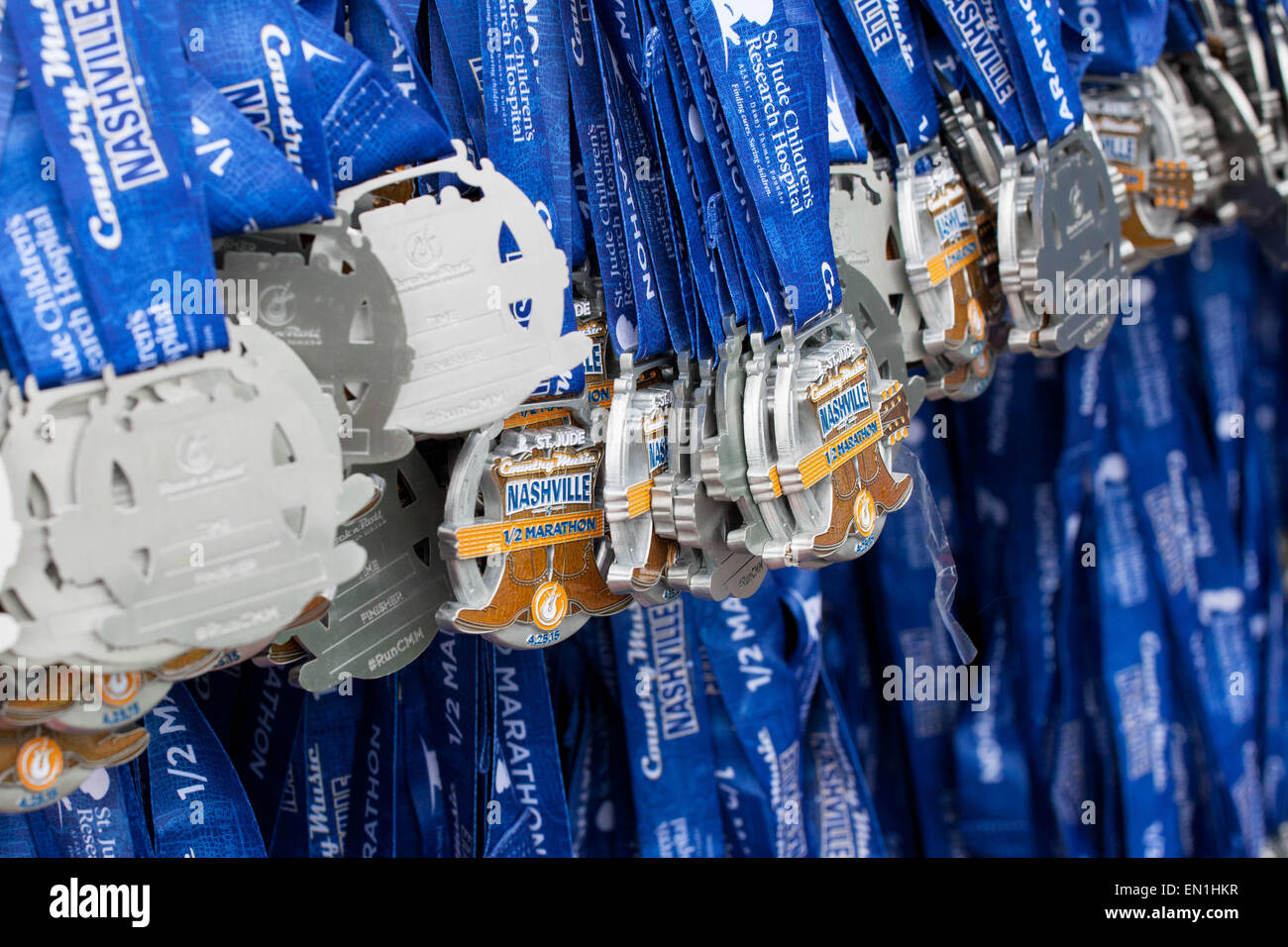 Half marathon medals Banque de photographies et d’images à haute ...