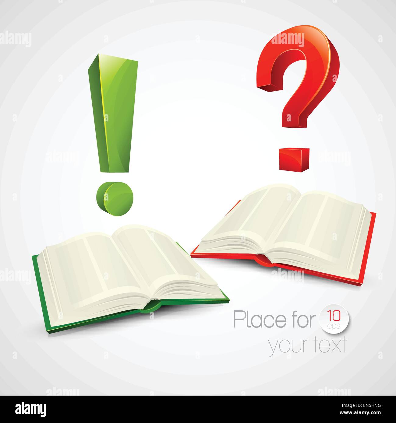 Book question mark vector illustration Banque d'images vectorielles - Alamy